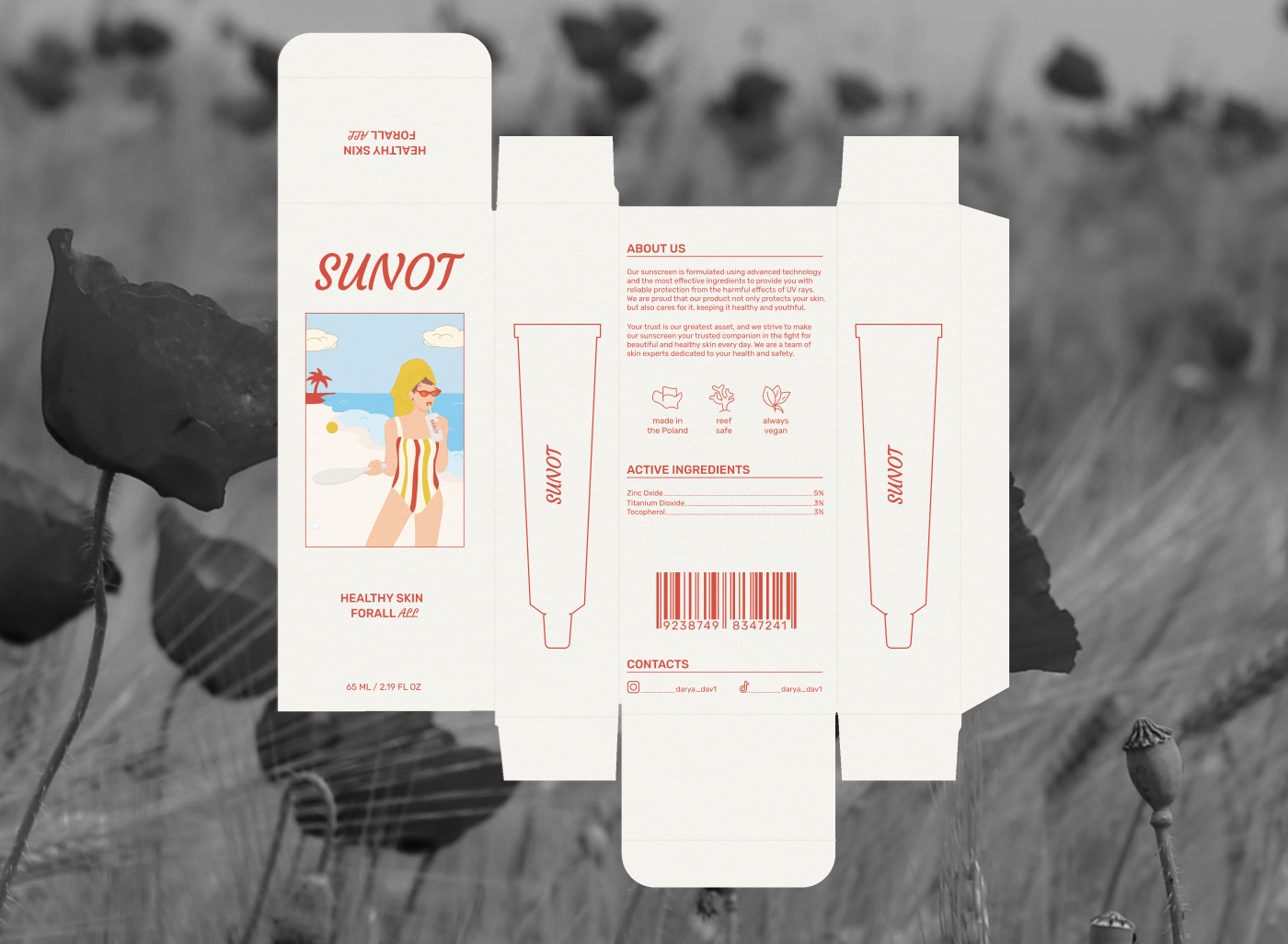 Sunot: brand illustrations packaging by Darya Shakun on Dribbble