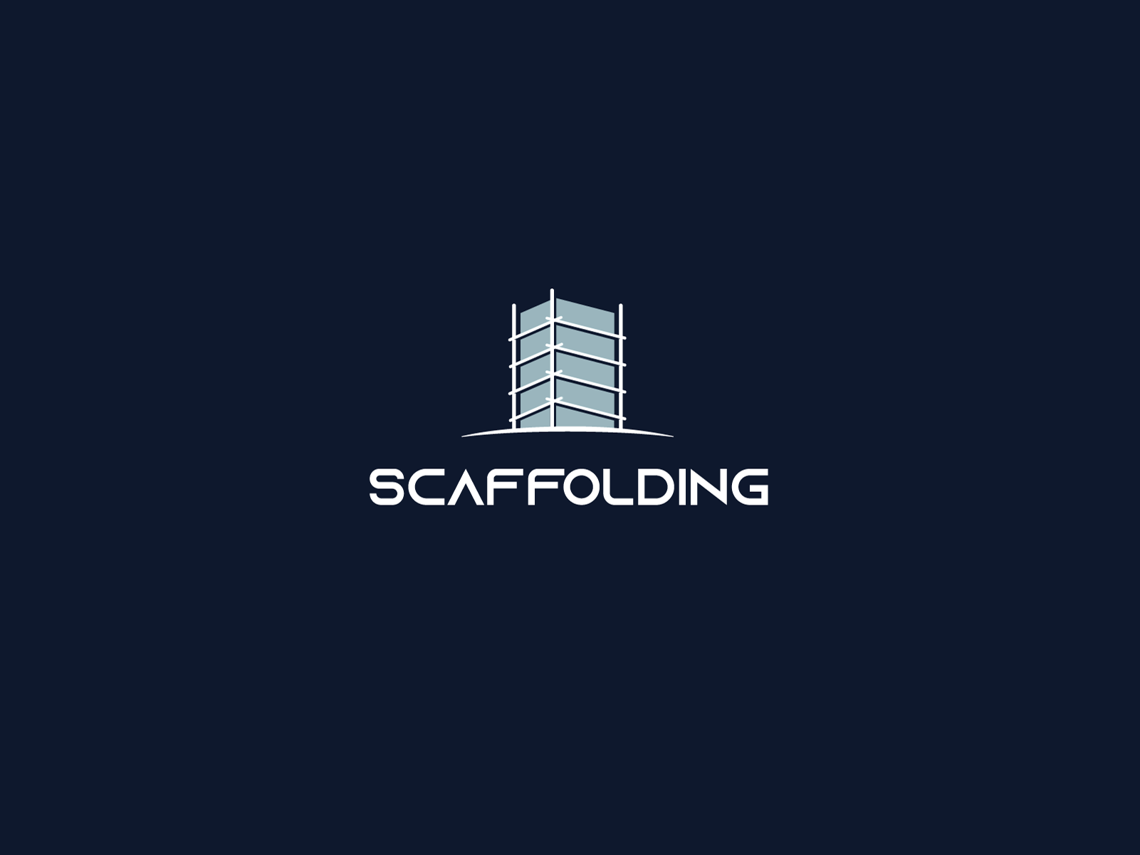 Scaffolding Logo Design (unused) by Zikri Oztas on Dribbble