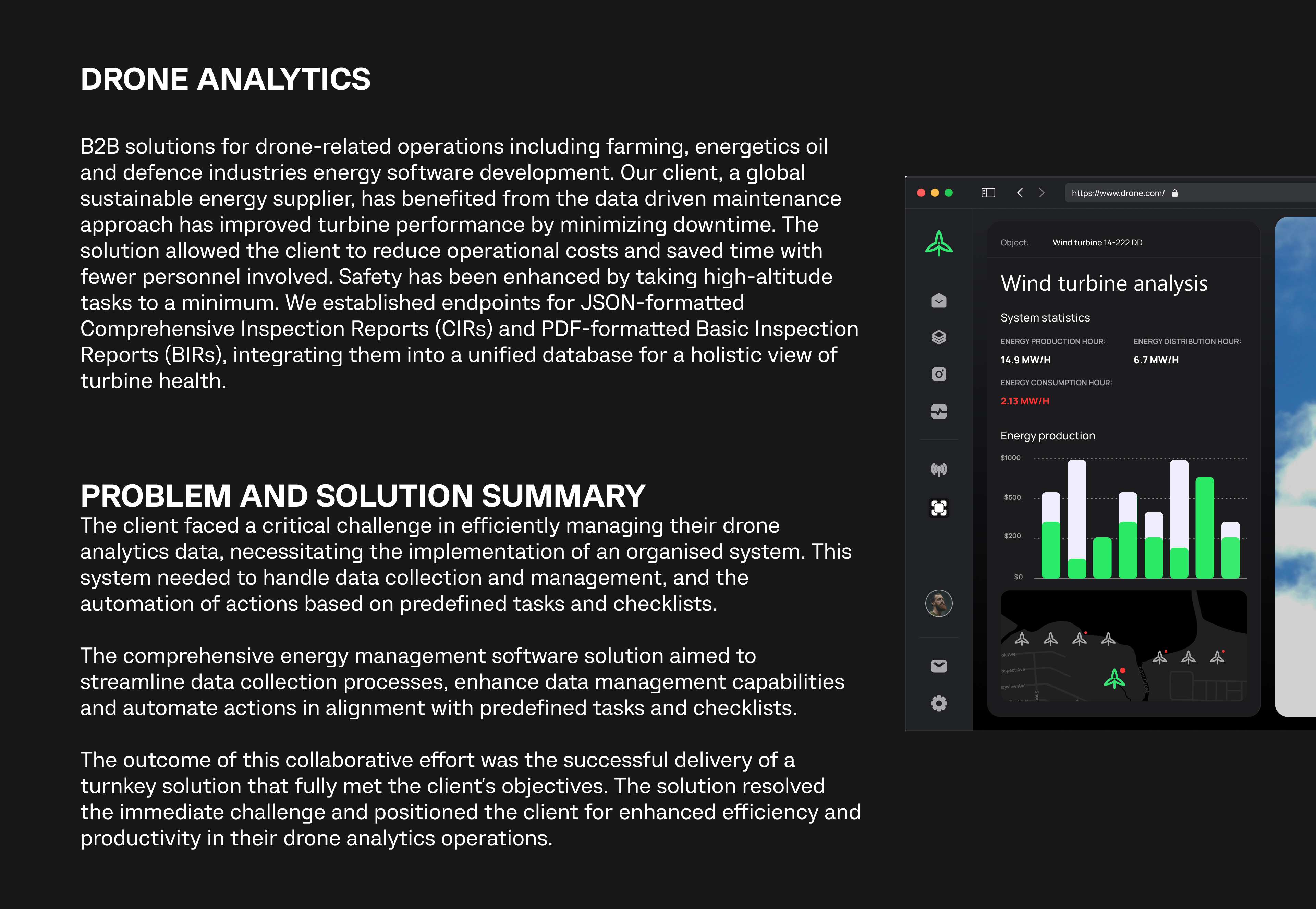 DRONE ANALYTICS by COMPUTOOLS on Dribbble