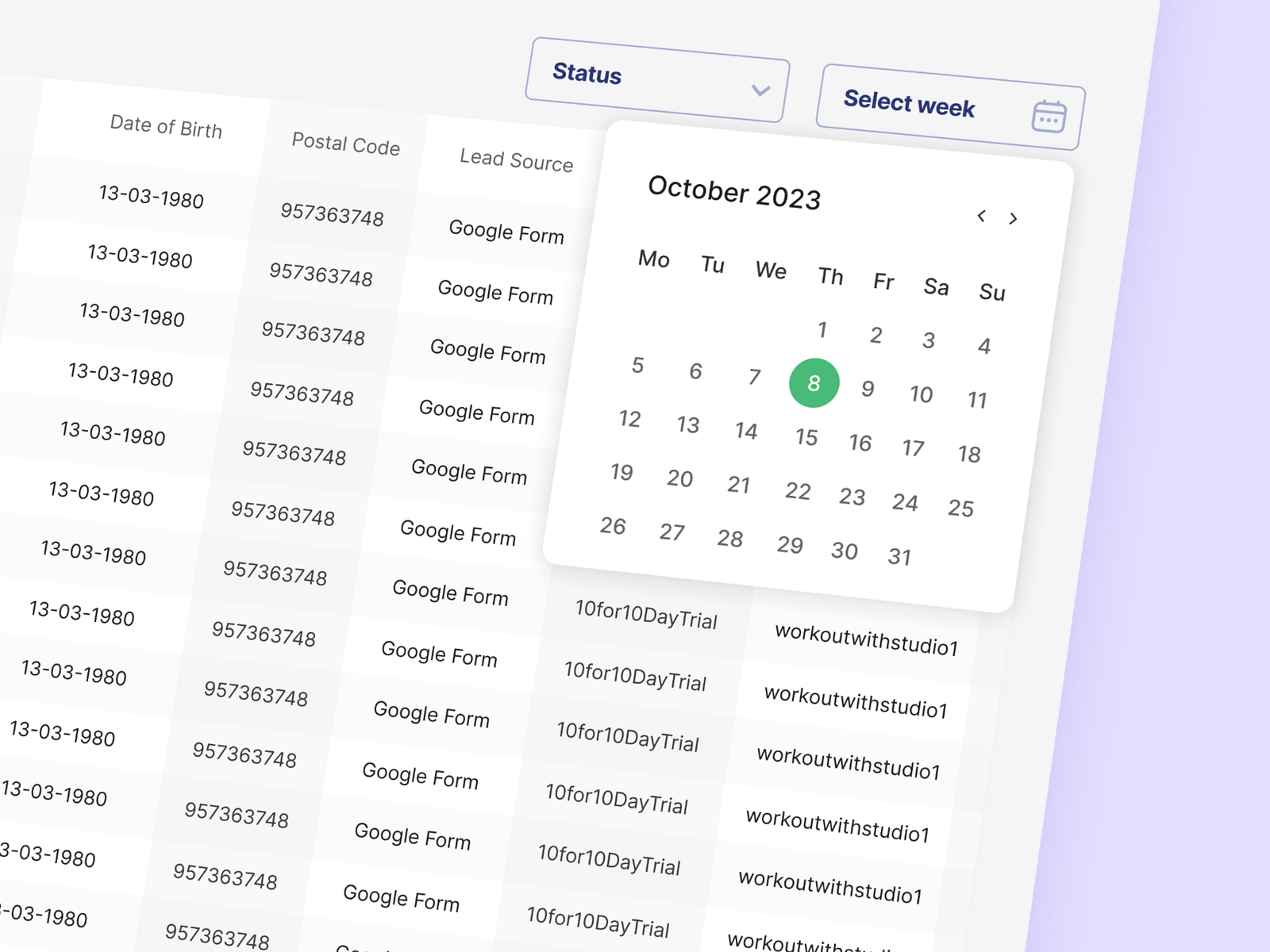 Fitness CRM UI/UX Design | Altum Software by Altum Software on Dribbble