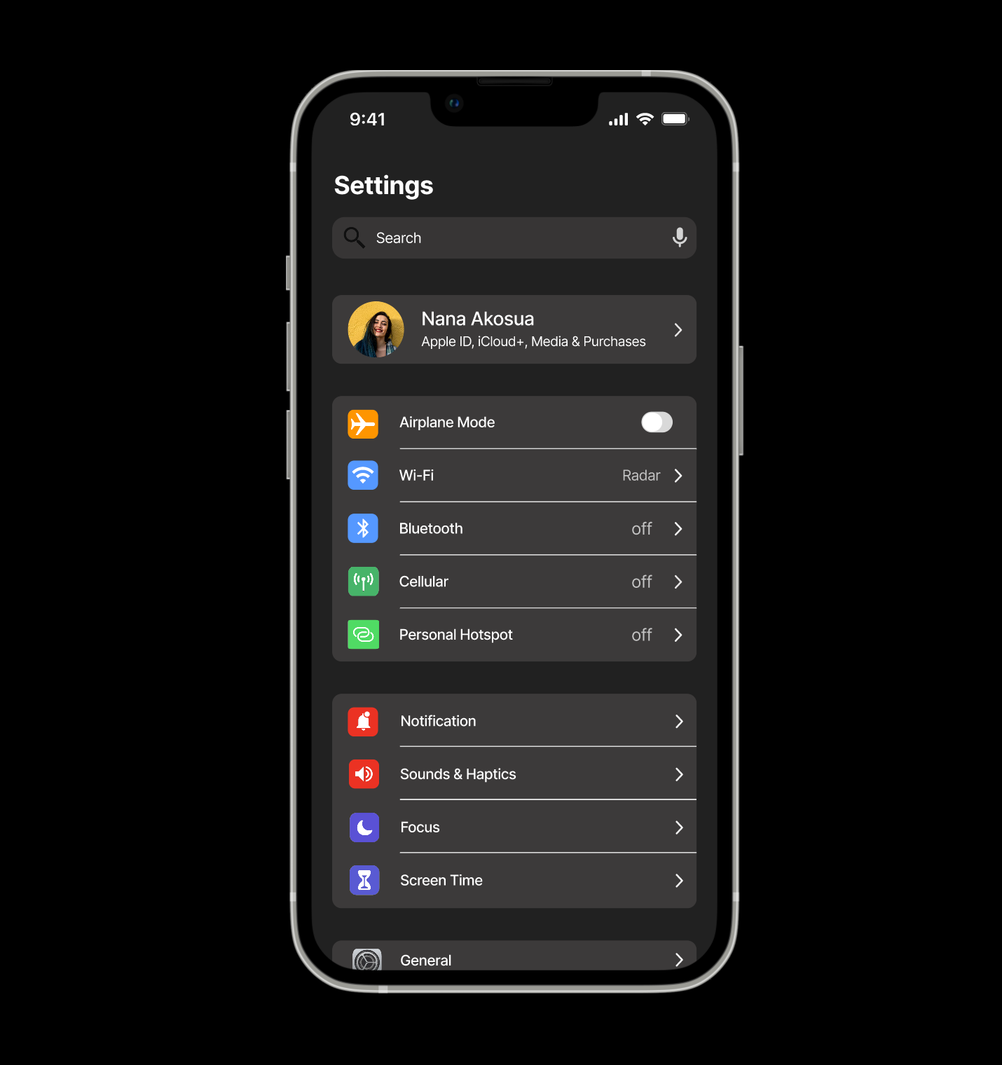 Daily UI #007 - Prompt: Settings by Rabbi Kojo Dumgyan on Dribbble