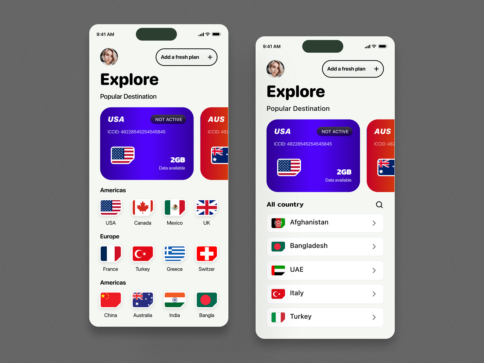 eSIM App by Delowar Hossain on Dribbble