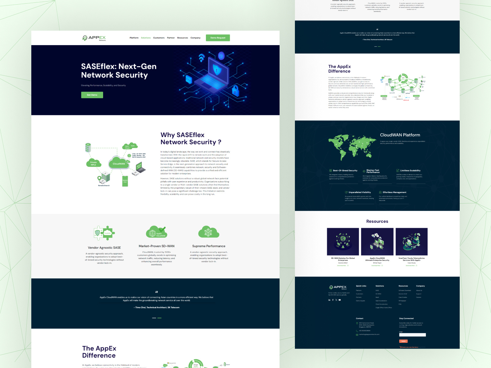 APPEX Networks - Website Design by Ifox Solutions on Dribbble
