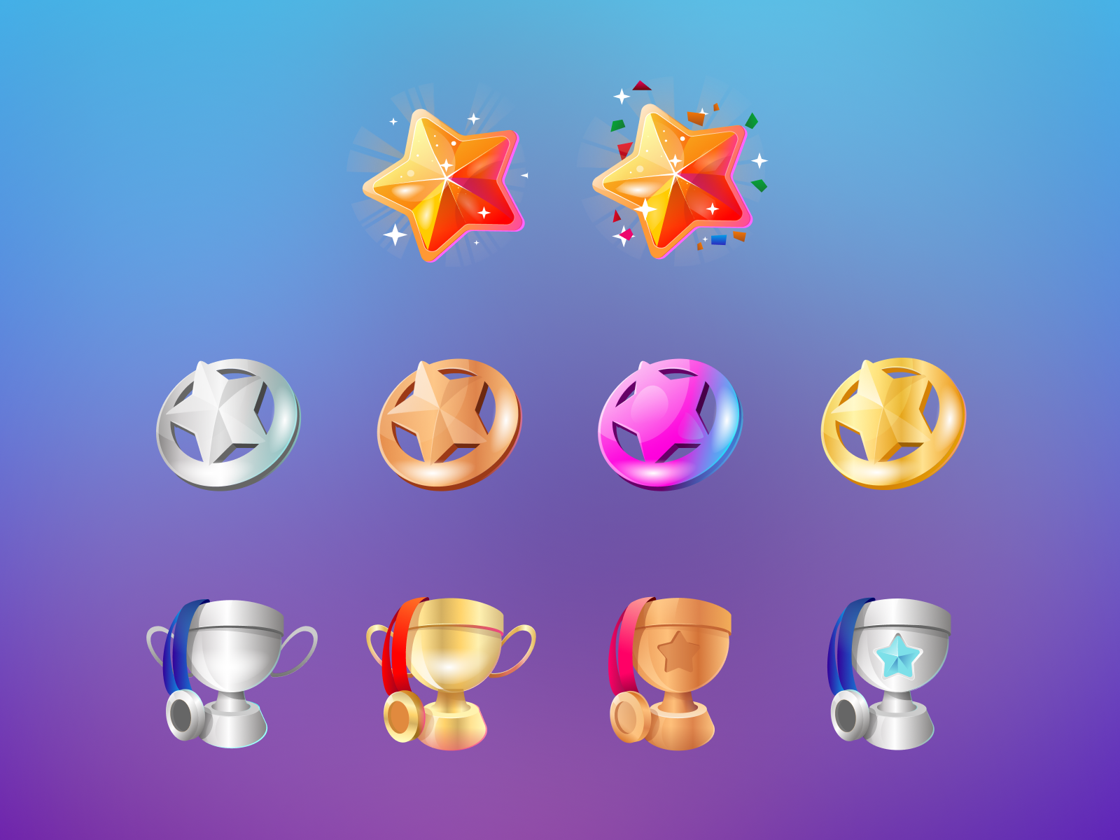 WowVegas - VIP Level Icons by Sok Studio on Dribbble