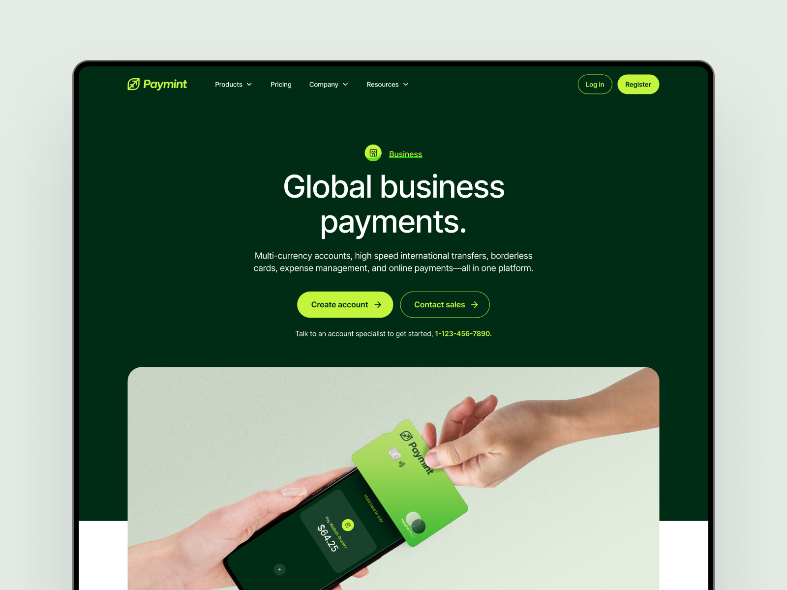 Paymint - Fintech Framer Website Template by WeBoth for UI8 on Dribbble