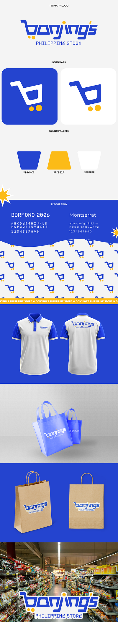 Bonjing's Philippines Store Branding Identity by Laarni Pronda on Dribbble