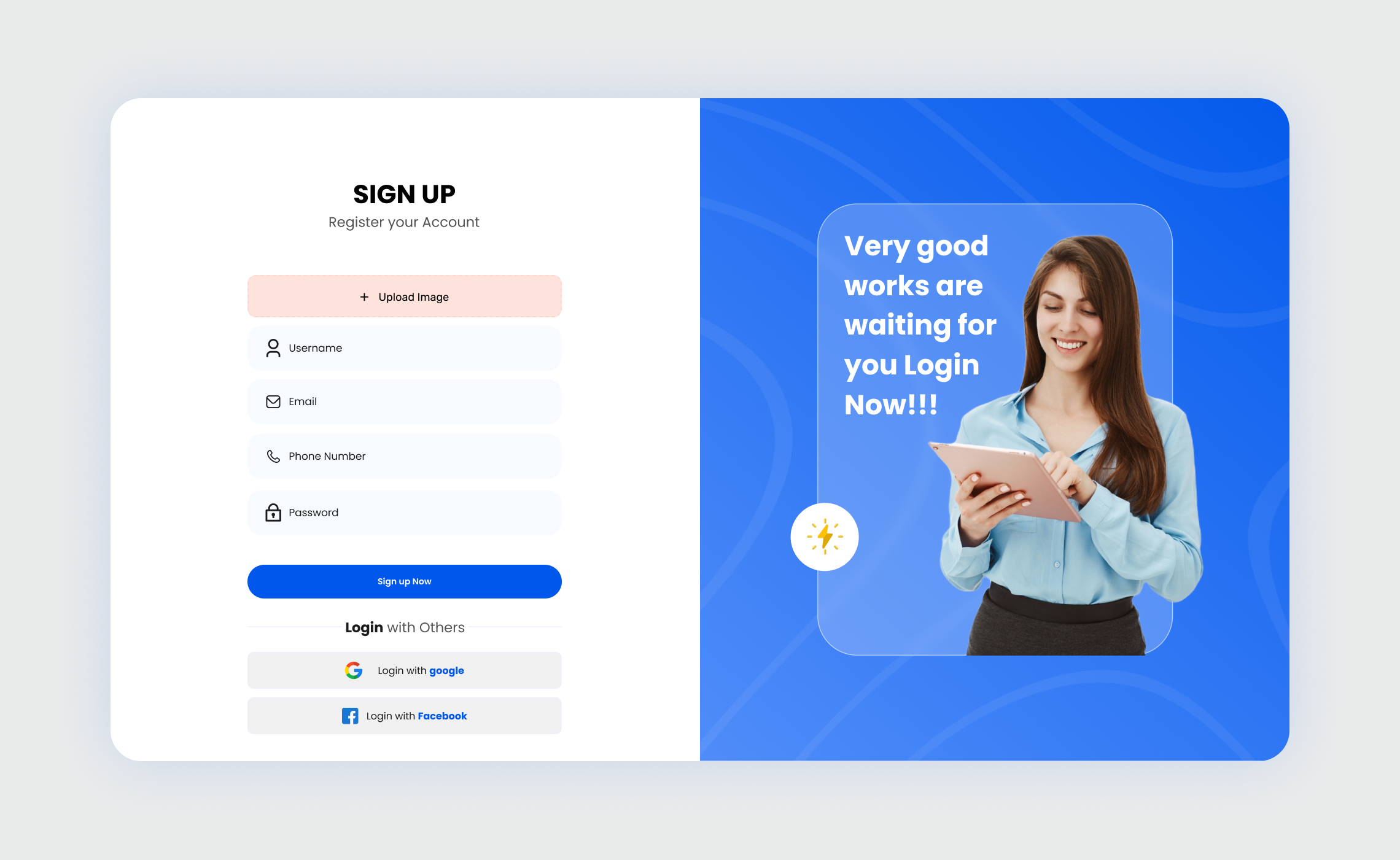 Login / Sign up Screen Design by Naseeb Zulfiqar on Dribbble