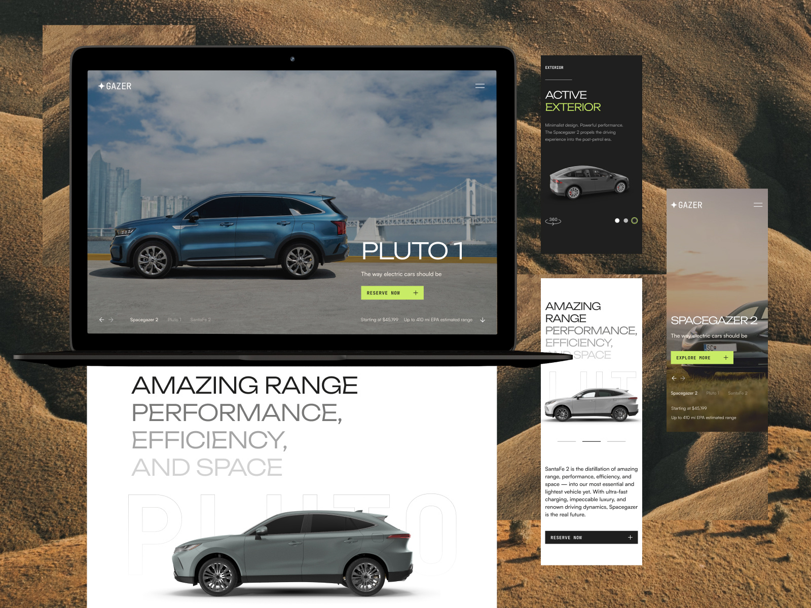 Electric Car Website by Aryo Pamungkas for SLAB Design Studio on Dribbble