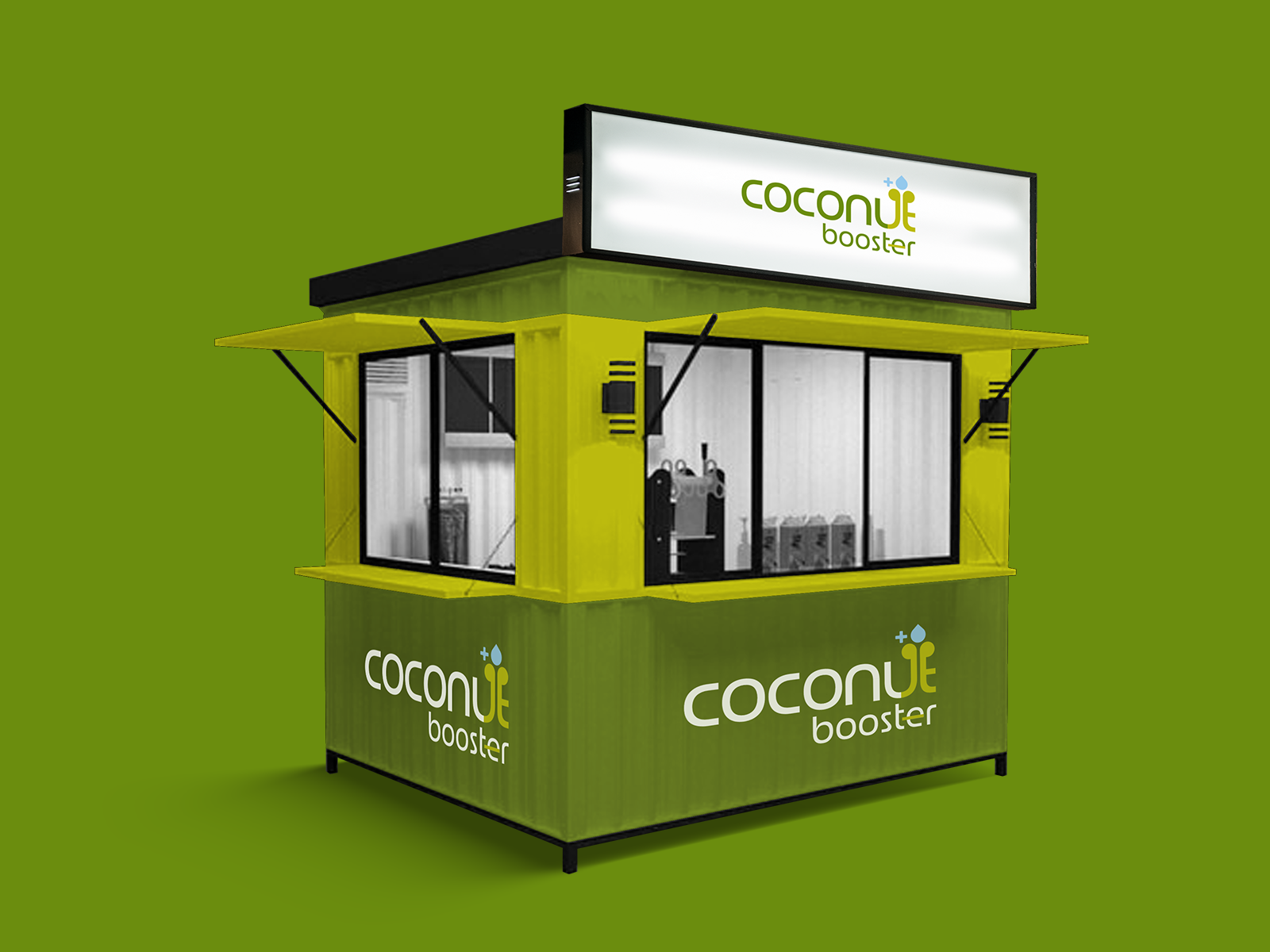 Coconut Booster Brand Identity by Banni Branding on Dribbble