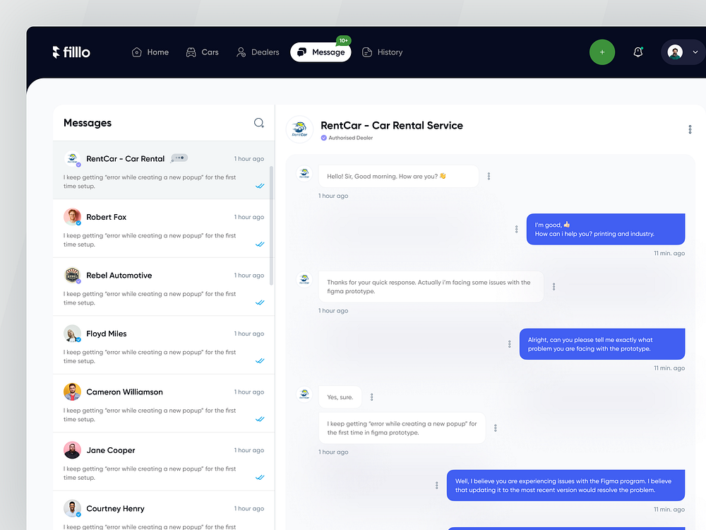 Message UI designs, themes, templates and downloadable graphic elements ...