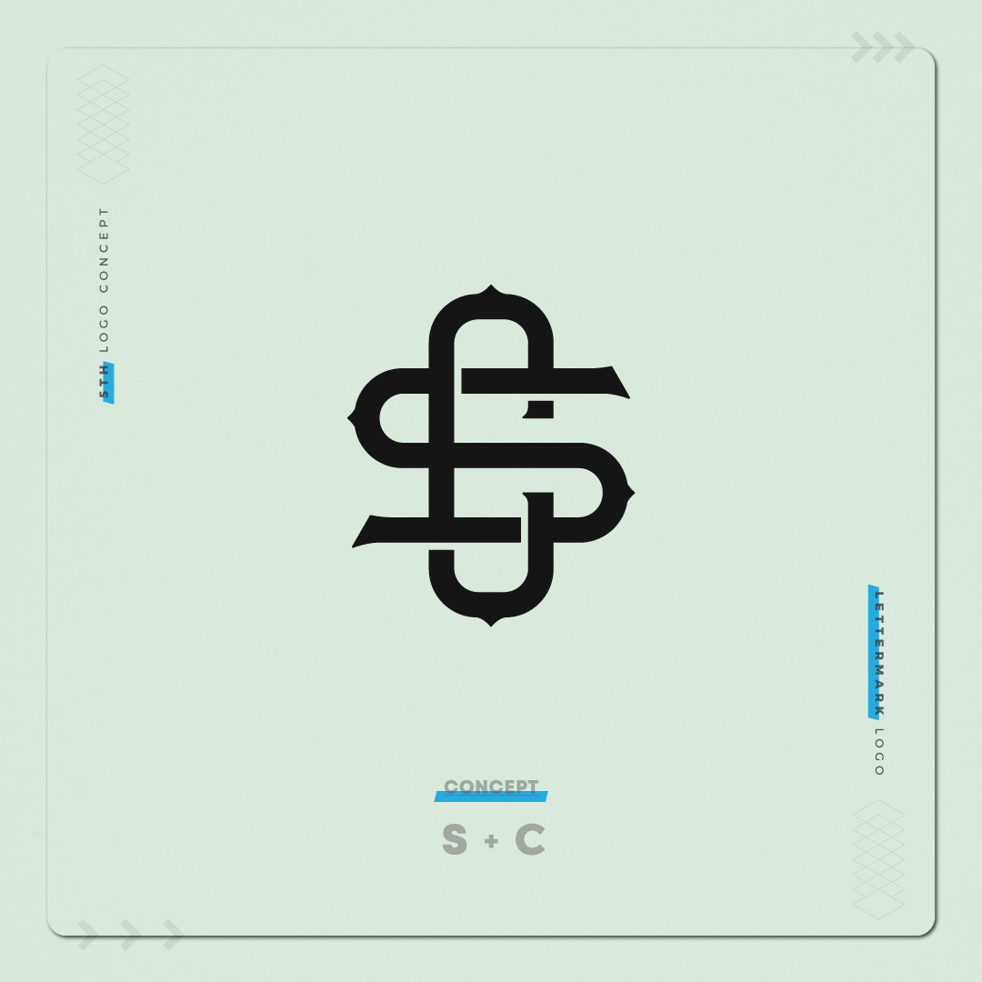 SC Monogram - Concept (V) by Hasny Ameen on Dribbble