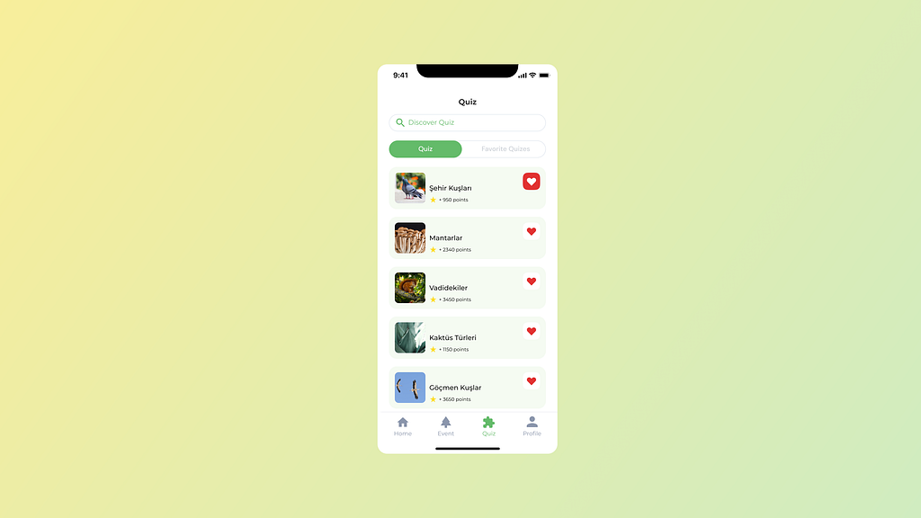 Quiz UI Design by Ebrar on Dribbble