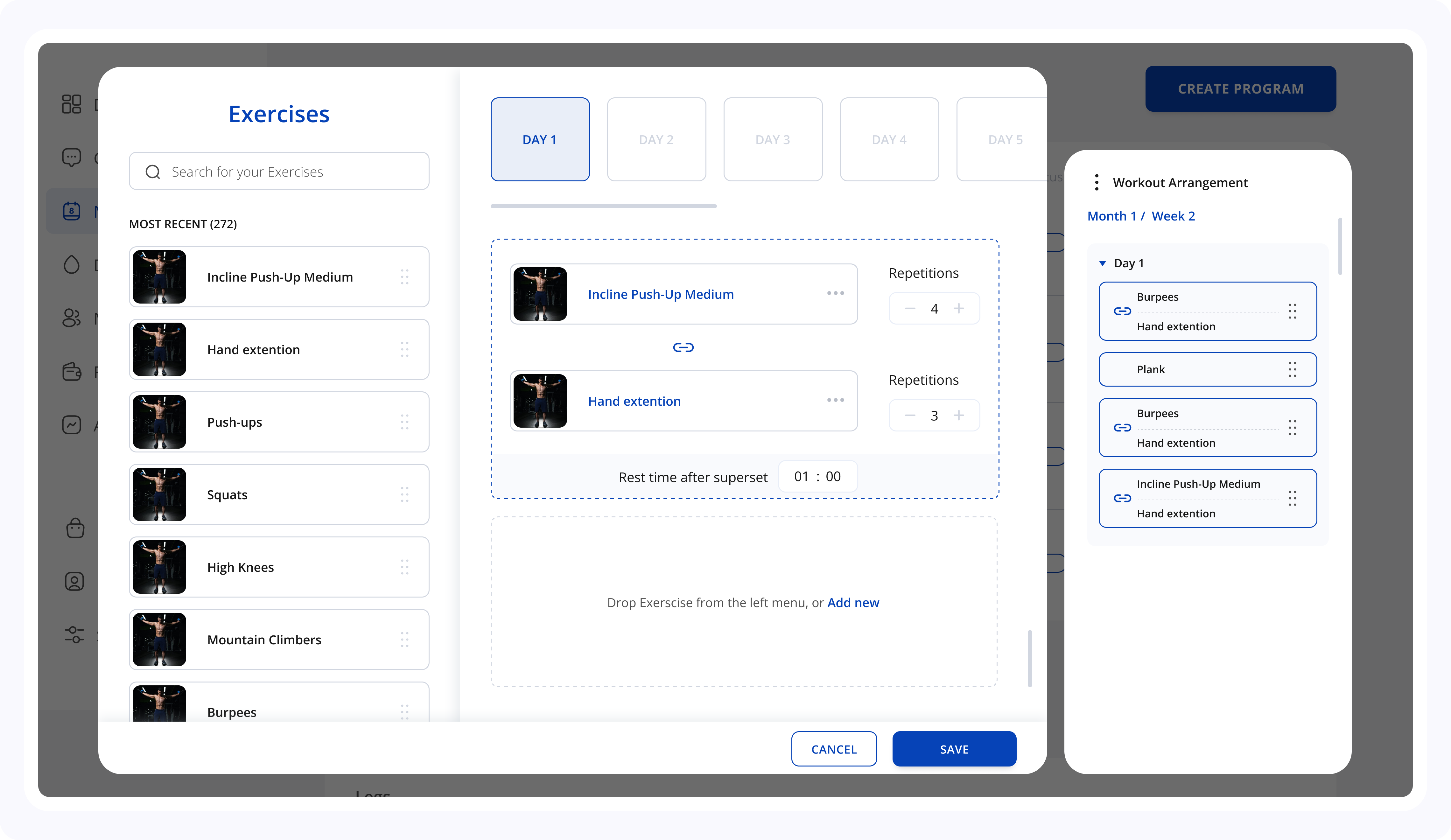 Fitness Admin Panel by Koshchei Anastasiia on Dribbble