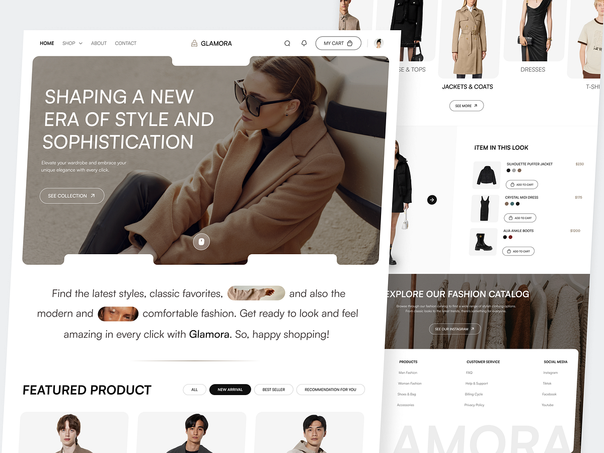 Clothing Website designs, themes, templates and downloadable graphic ...