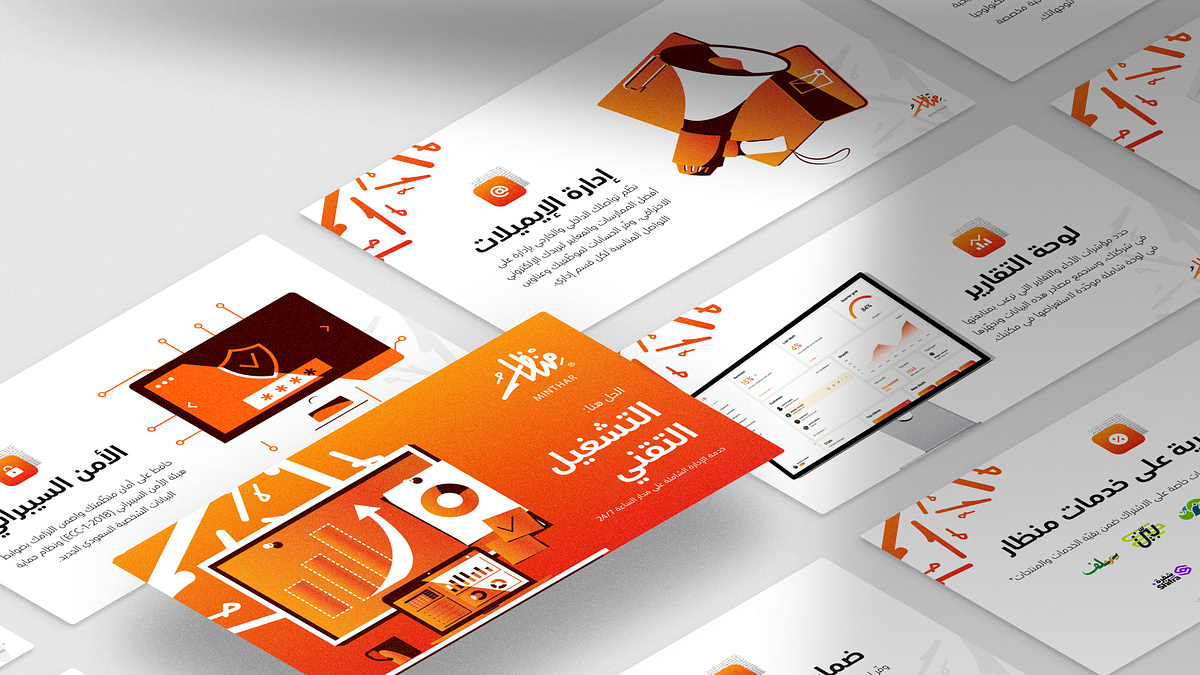 Arabic Slides Pitch Deck | ITSM By Minthar by Minthar on Dribbble
