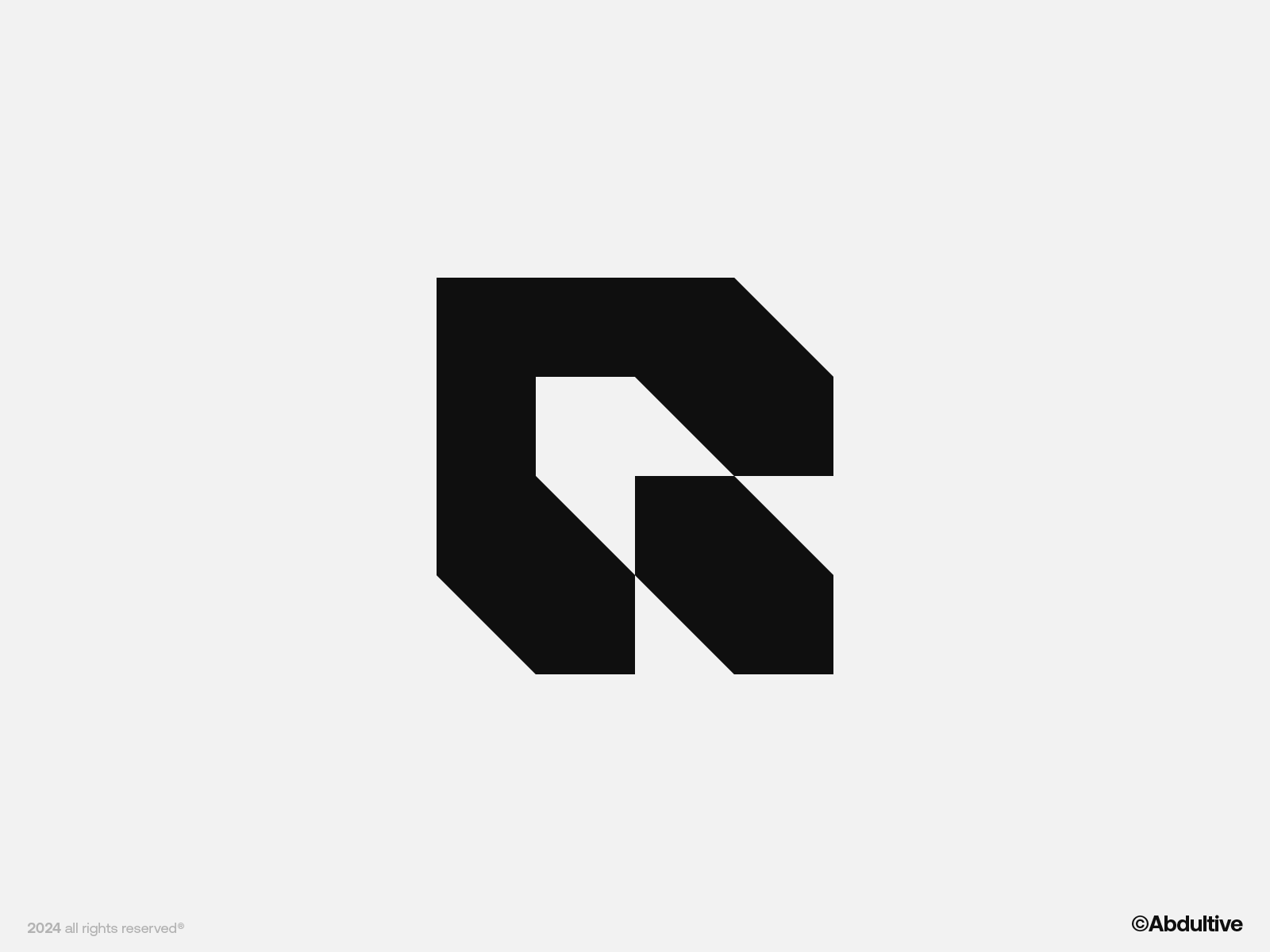 monogram letter R logo exploration .006 by Abdultive on Dribbble