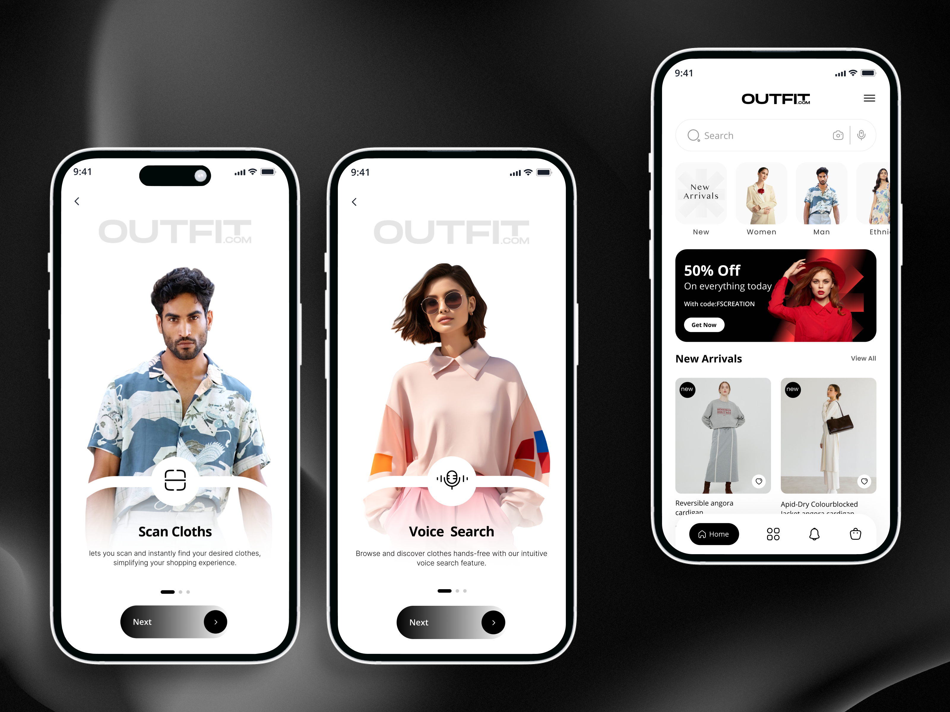 Outfit - Fashion Store Mobile App by MQoS UI/UX for MultiQoS on Dribbble