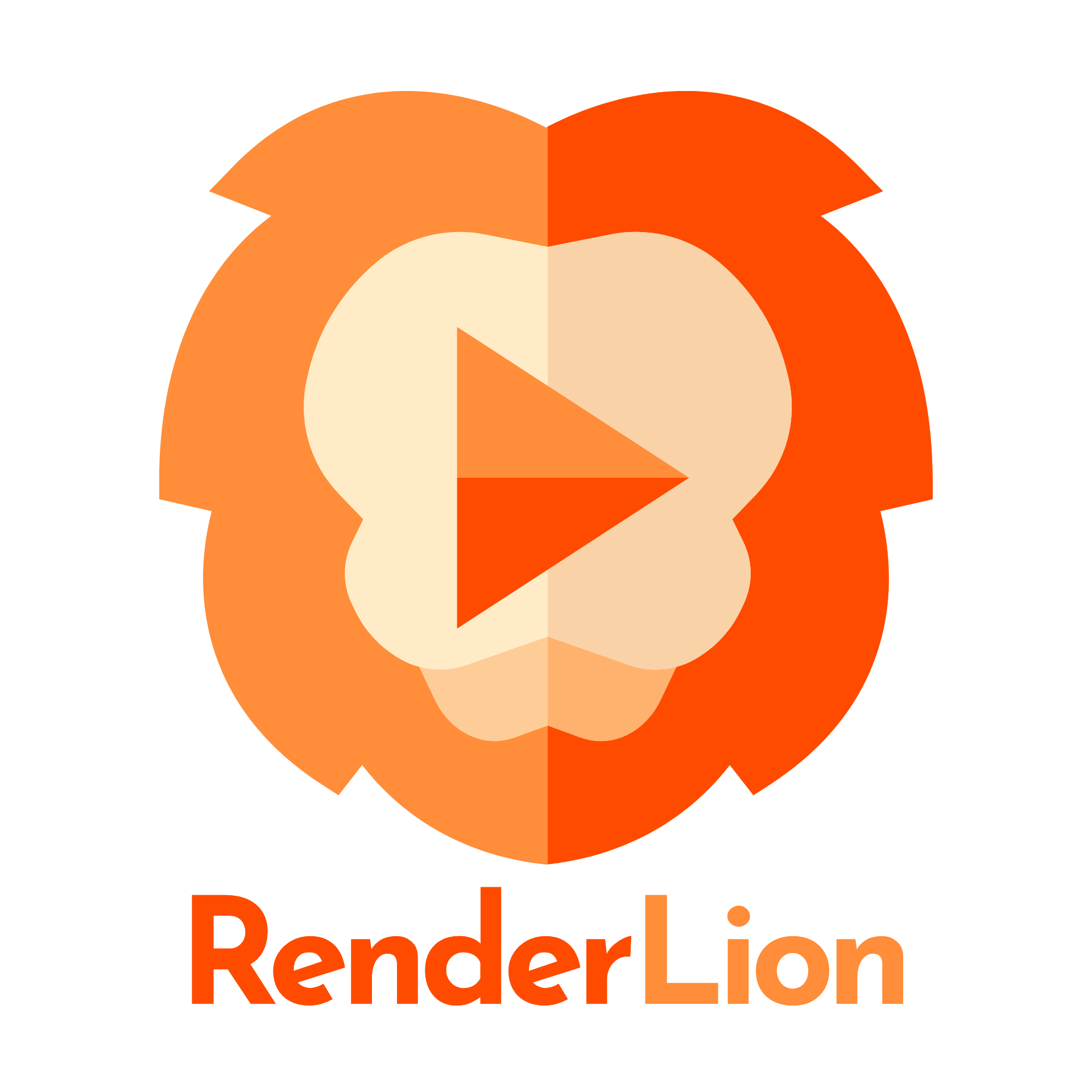 RenderLion AI Video Generator Branding by Alex Roznovat on Dribbble