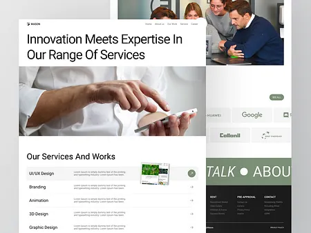 Services Section designs, themes, templates and downloadable graphic ...