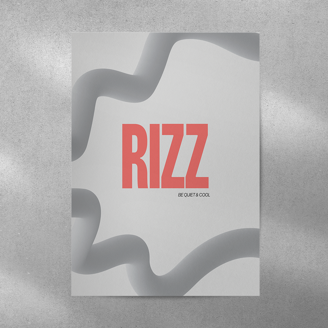 Rizz poster design by Sumedh Ghatode on Dribbble