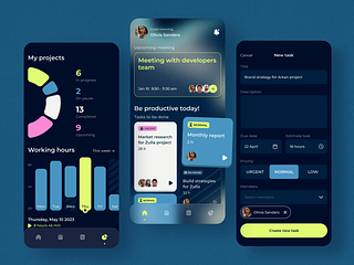 Trending Mobile, App, and Interface Designs on Dribbble