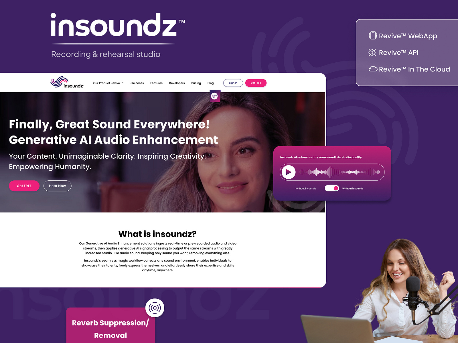 Insoundz - Website Design by codeandcore on Dribbble