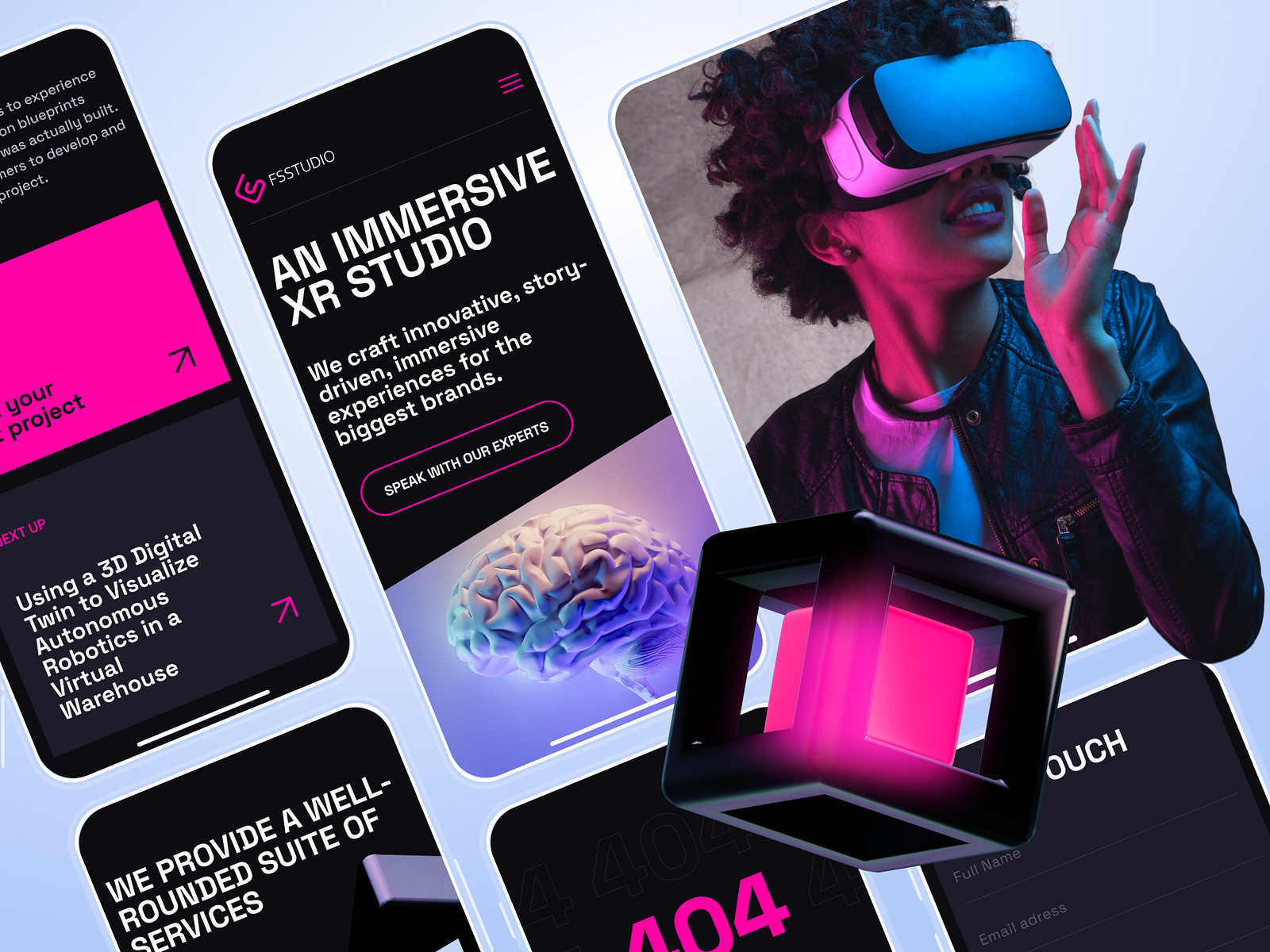 FS Studio — Mobile Website by Karlo for Kreativa Studio on Dribbble