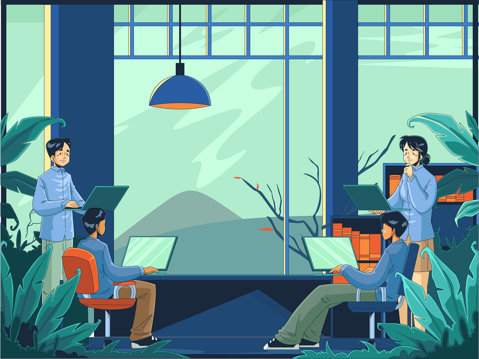 Ilustration Digital Collaboration by Afilabs Design for Afilabs Studio ...