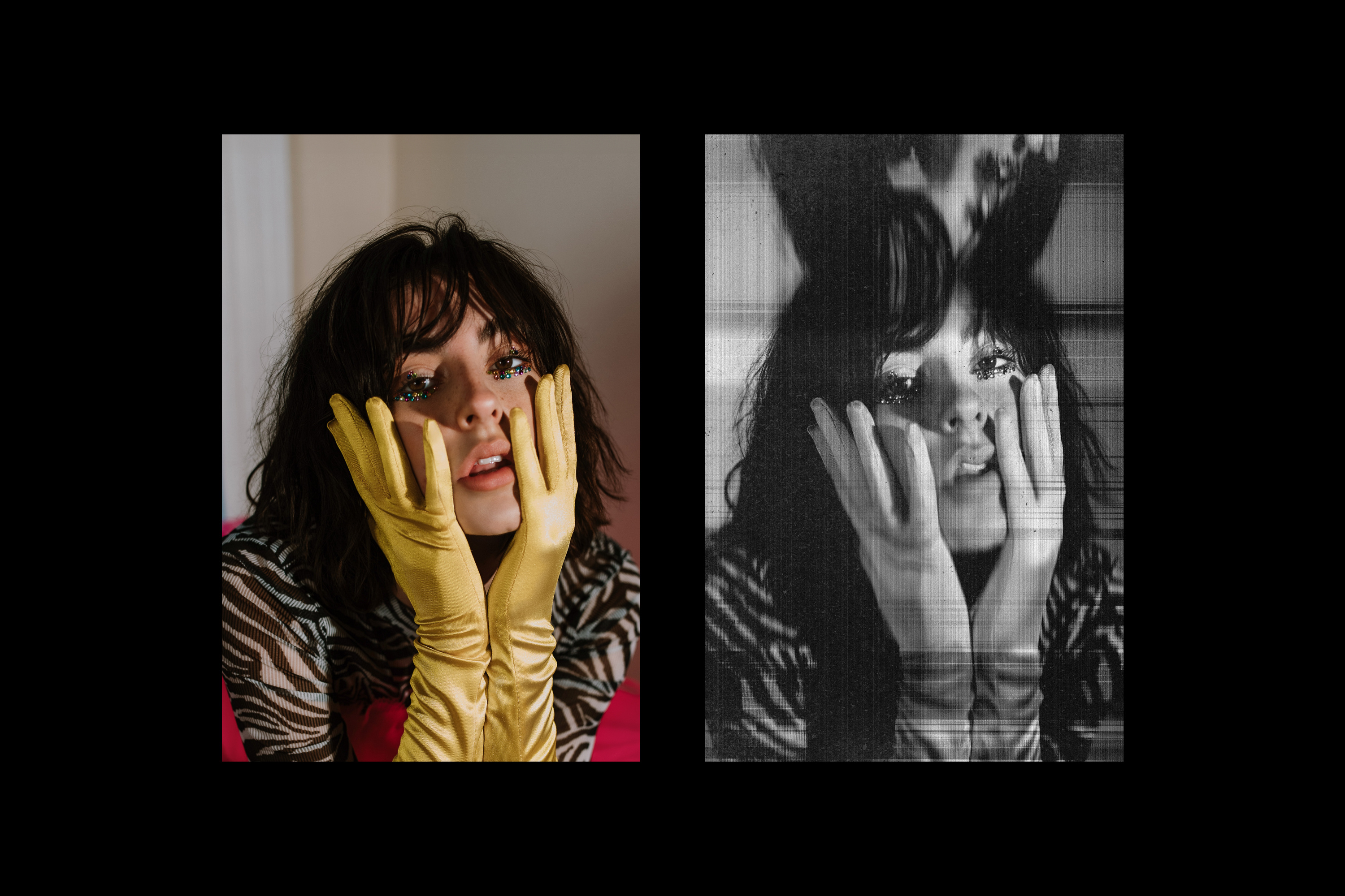 Distorted Printer Photo Effect by Pixelbuddha on Dribbble