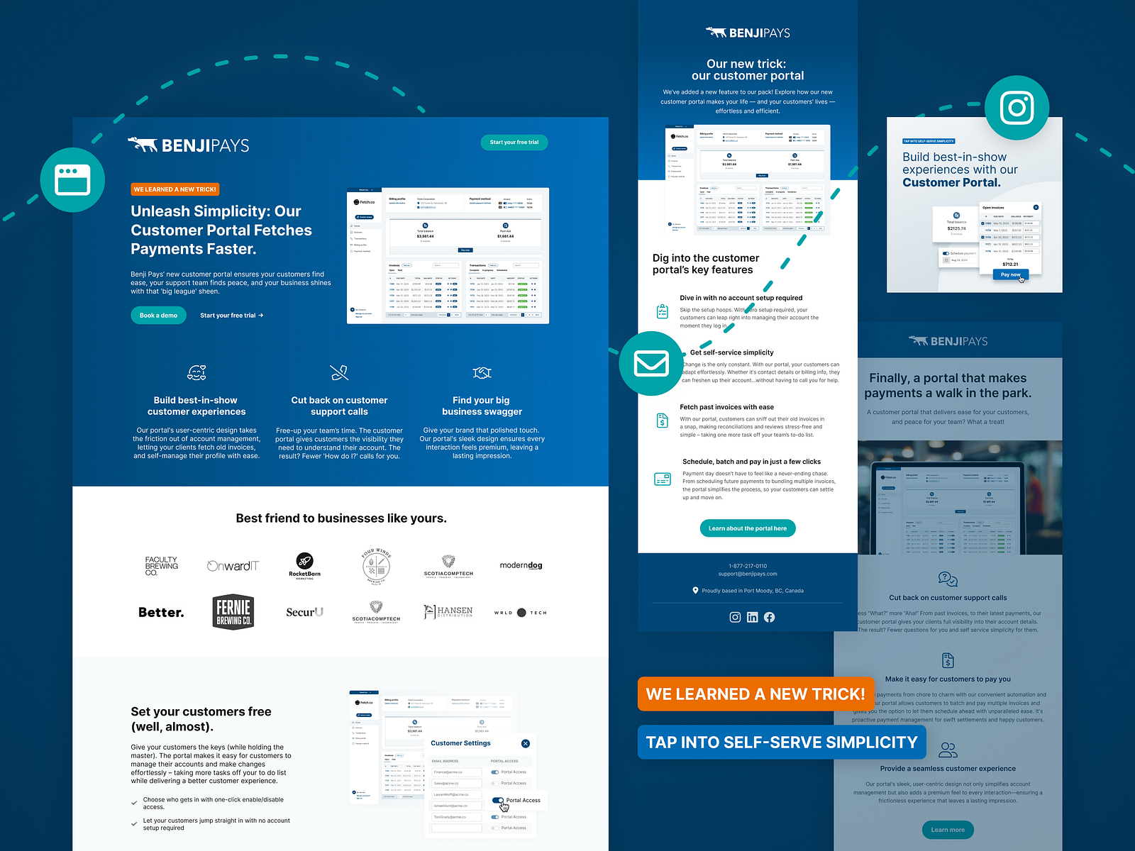 Benji Pays Campaign by Redstamp on Dribbble