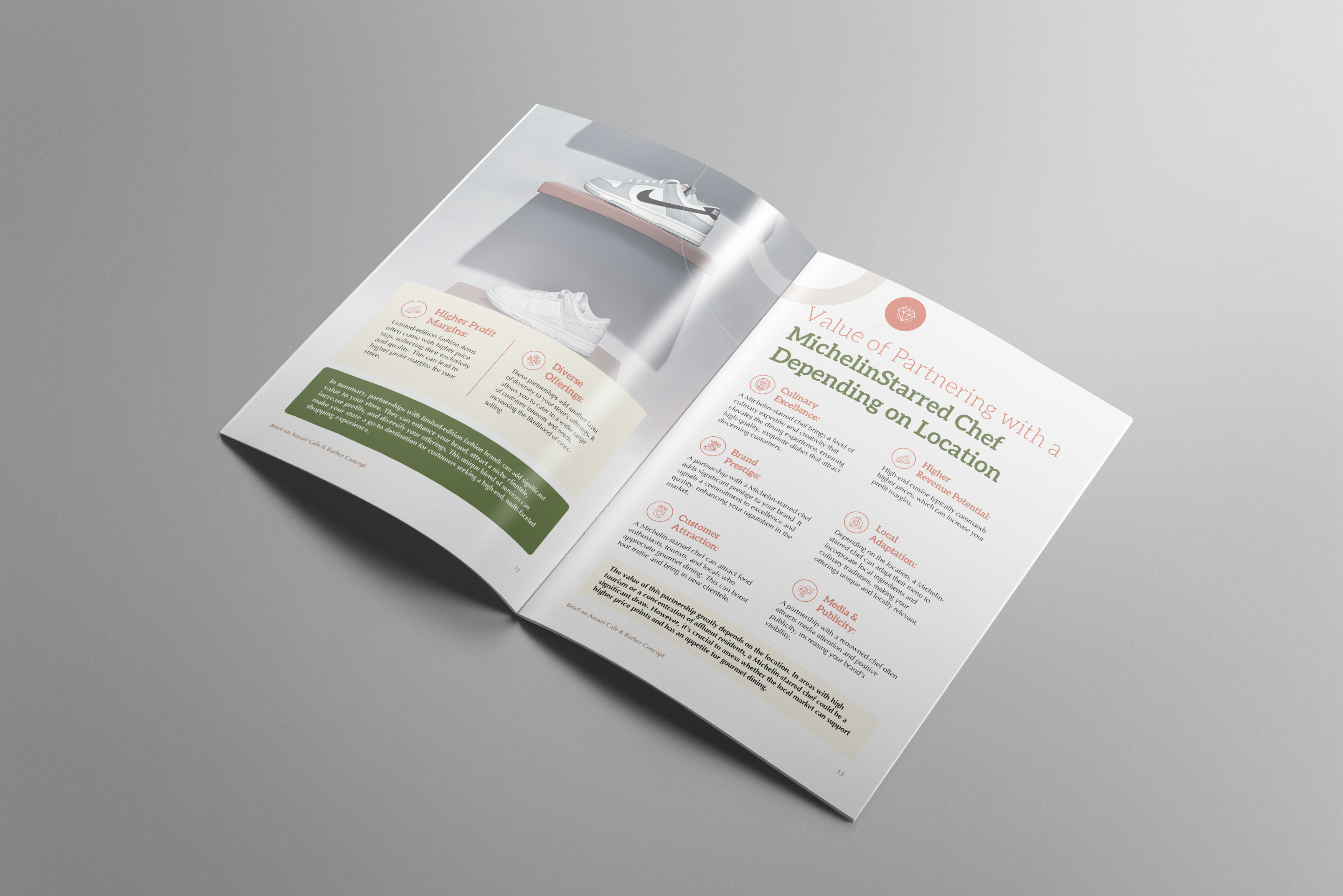 Cafe & Barber Shop Catalog Design by VisualPillar on Dribbble