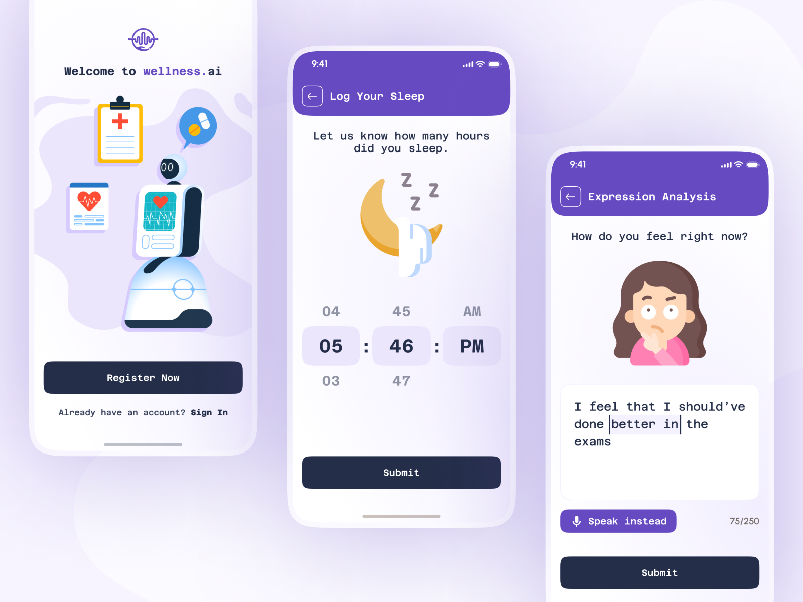 AI Assisted Healthcare Mobile App by Bacancy on Dribbble