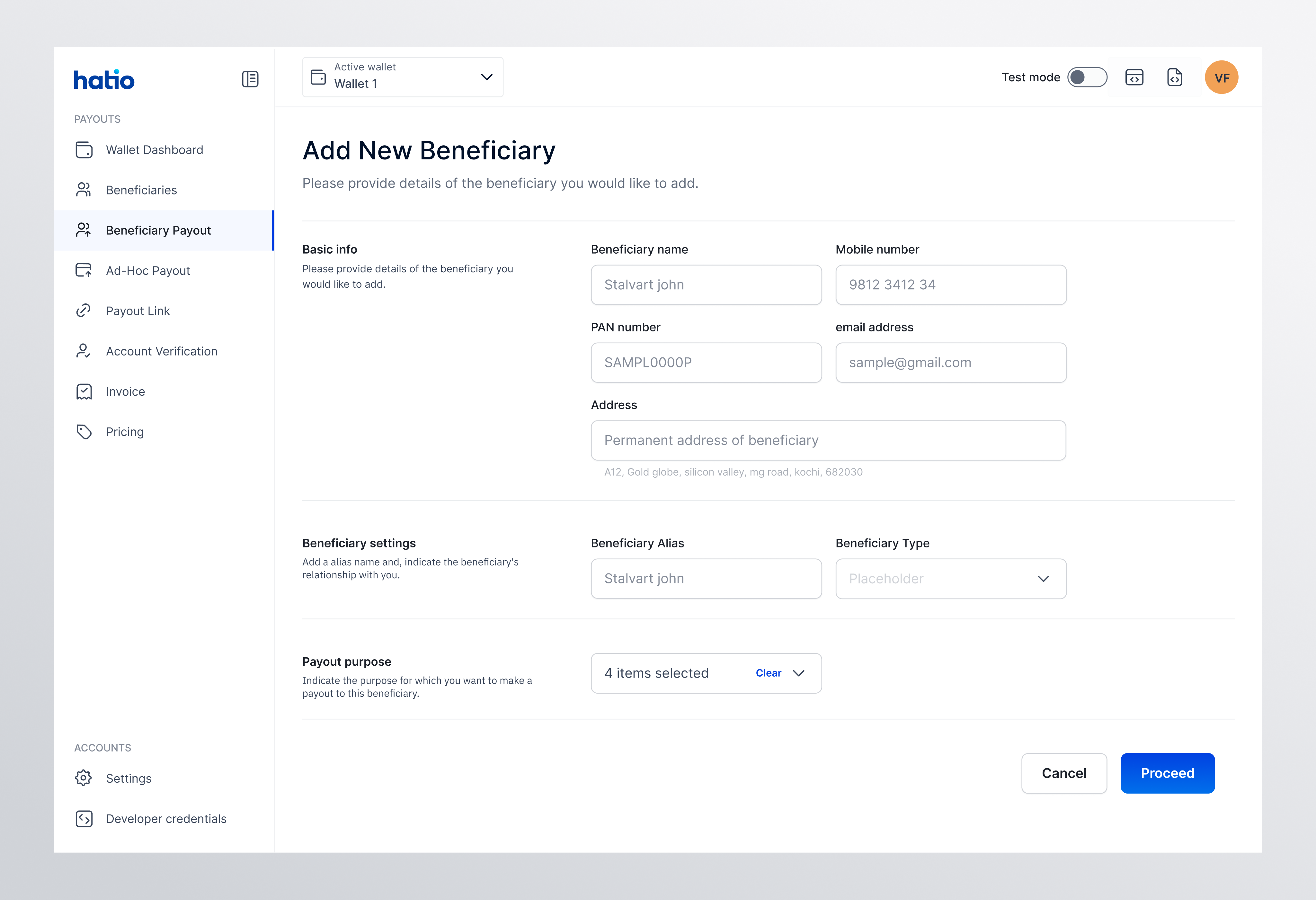 Hatio Payouts by Bala Kumaran on Dribbble