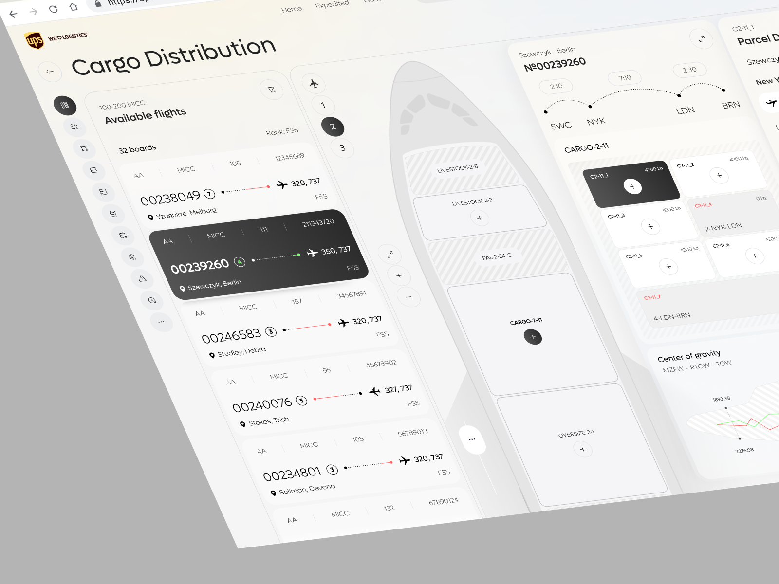 UPS Platform - Airfreight Delivery Dashboard by Jack R. for ...