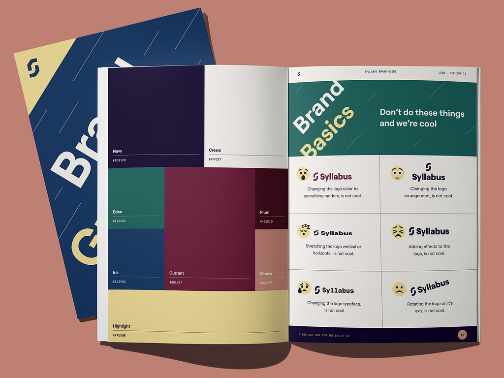 Syllabus Brand Guide by Kyle Anthony Miller for Brass Hands on Dribbble