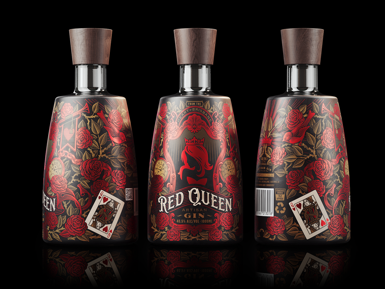 Red Queen Gin by Widakk Design Studio on Dribbble