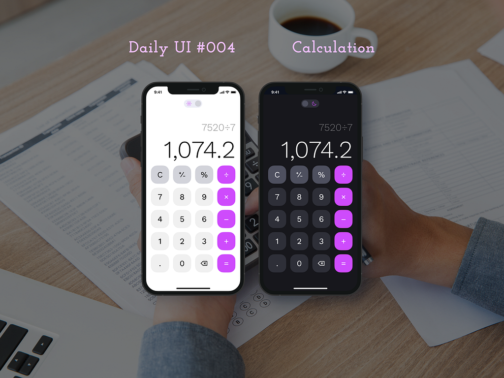 Daily UI #004 - Calculation by Hasyim Faisal on Dribbble