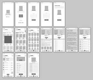 Book Store App Mid Fidelity by MD IBRAHIM KHALIL on Dribbble