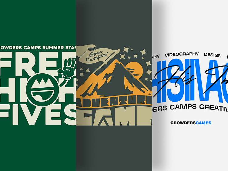 Summer Camp Merchandise Designs by Brittain Hicks on Dribbble