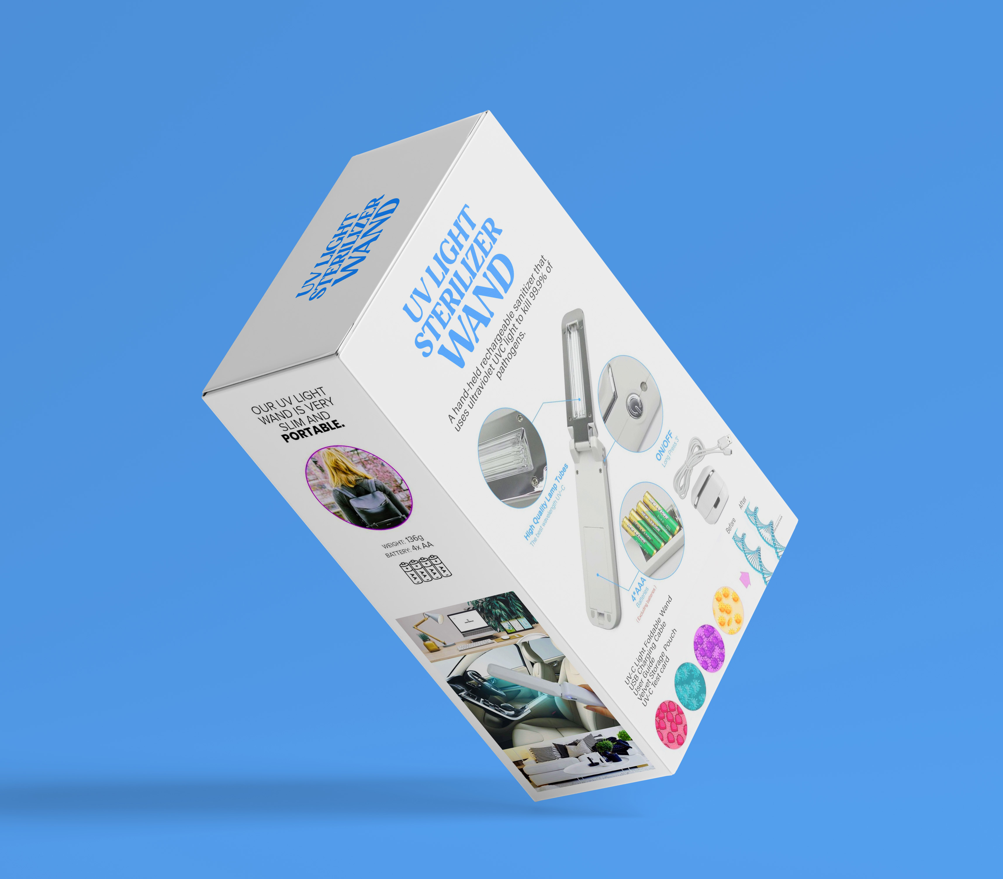 Amazon Product Packaging Design For uv sterilizer wands by Fatima on ...