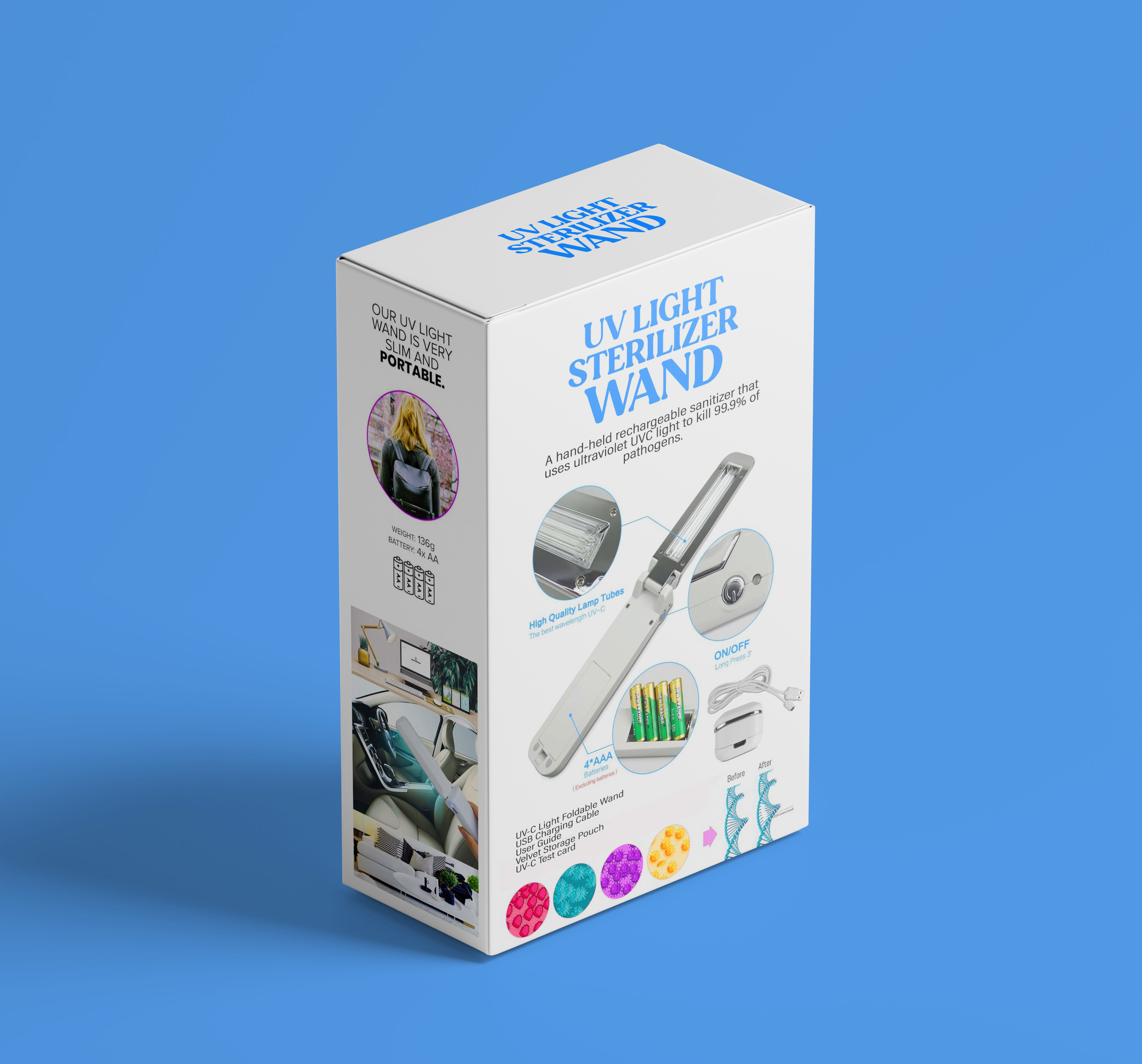 Amazon Product Packaging Design For uv sterilizer wands by Fatima on ...