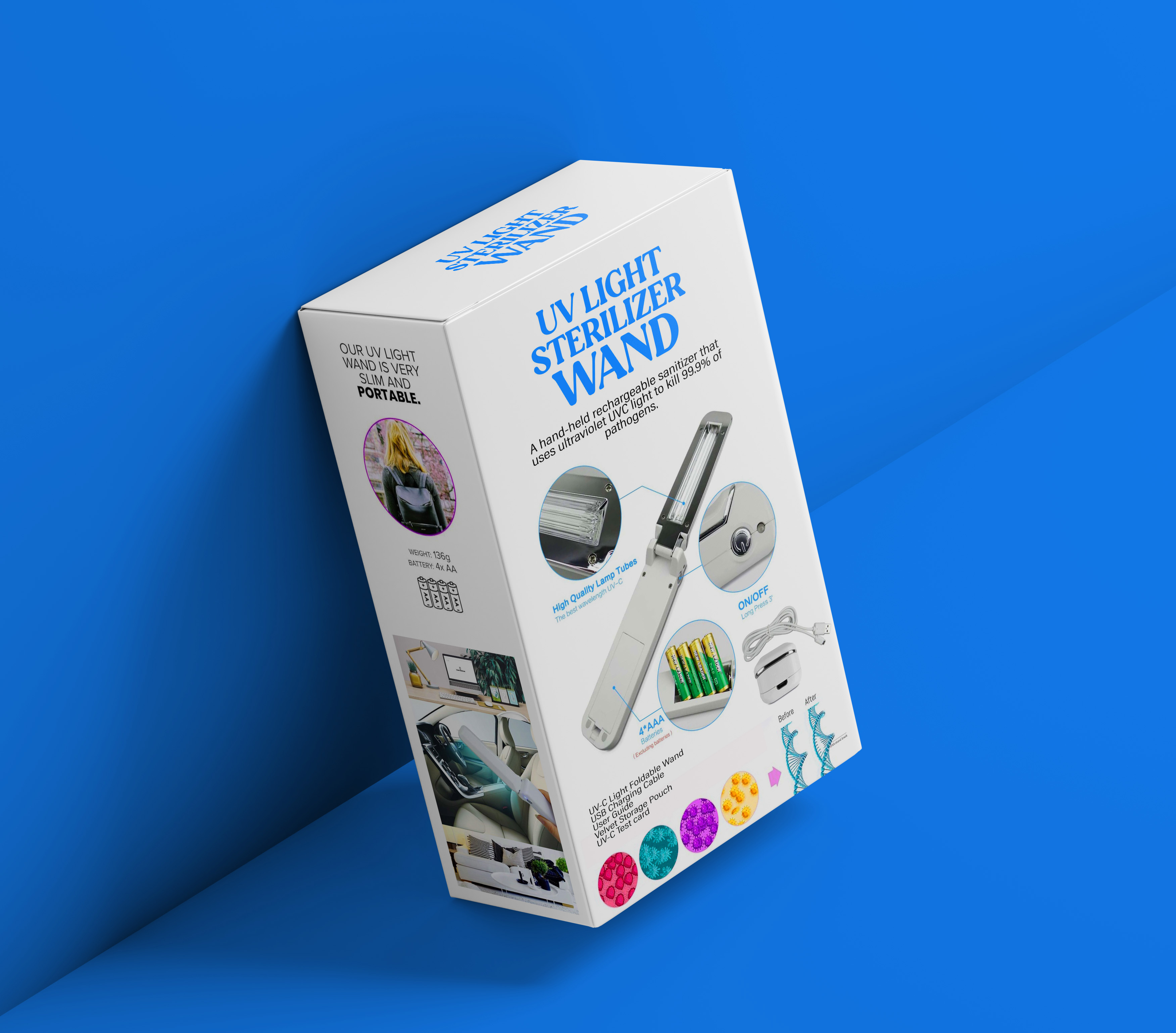 Amazon Product Packaging Design For uv sterilizer wands by Fatima on ...
