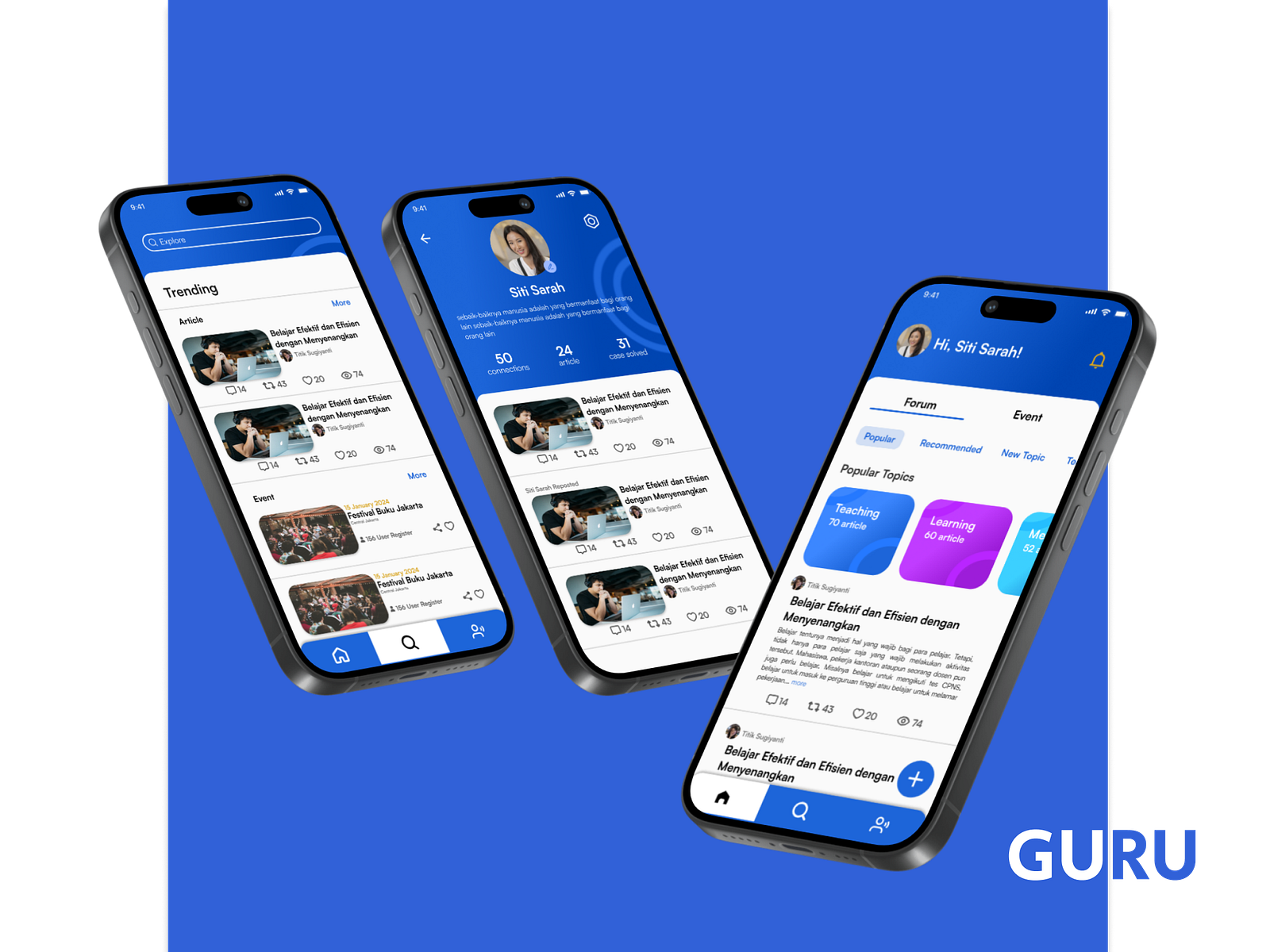 GURU | App Design by Fathin Al Fikri on Dribbble