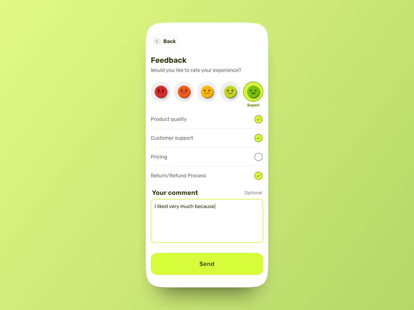 Feedback Form - Daily UI Challenge #31 by Gean Ribeiro on Dribbble