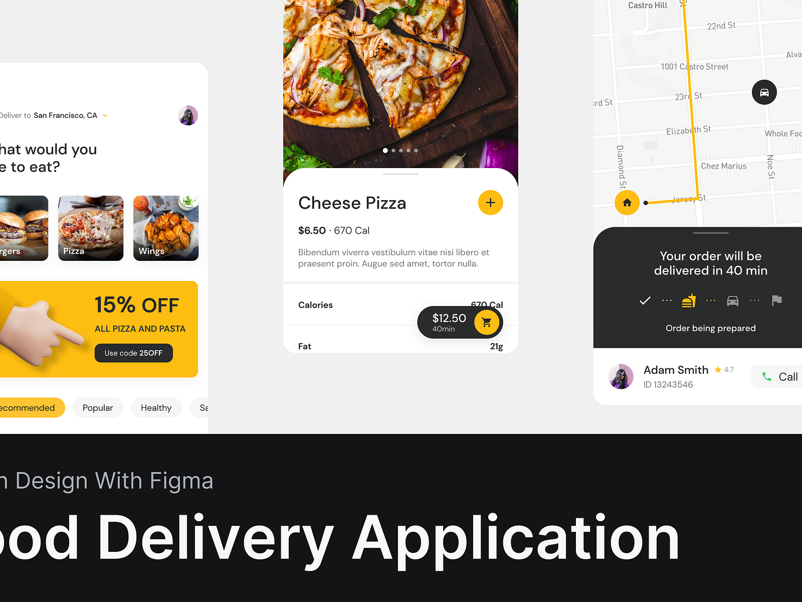 Motion Design Food Delivery Application by Gourick Bhowmick on Dribbble