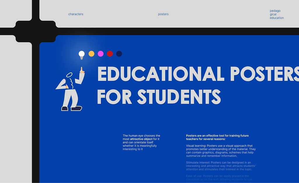 Teaching methodology posters by Oleksandr Sydorak on Dribbble