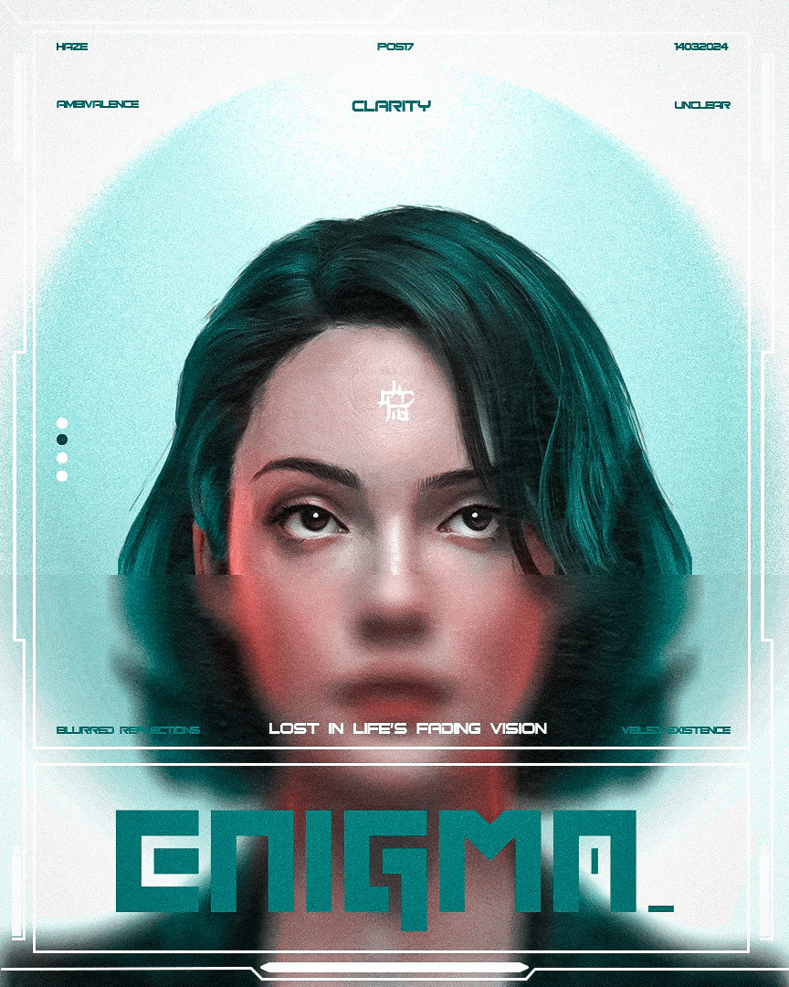Enigma poster design by Ahmed Moustafa on Dribbble