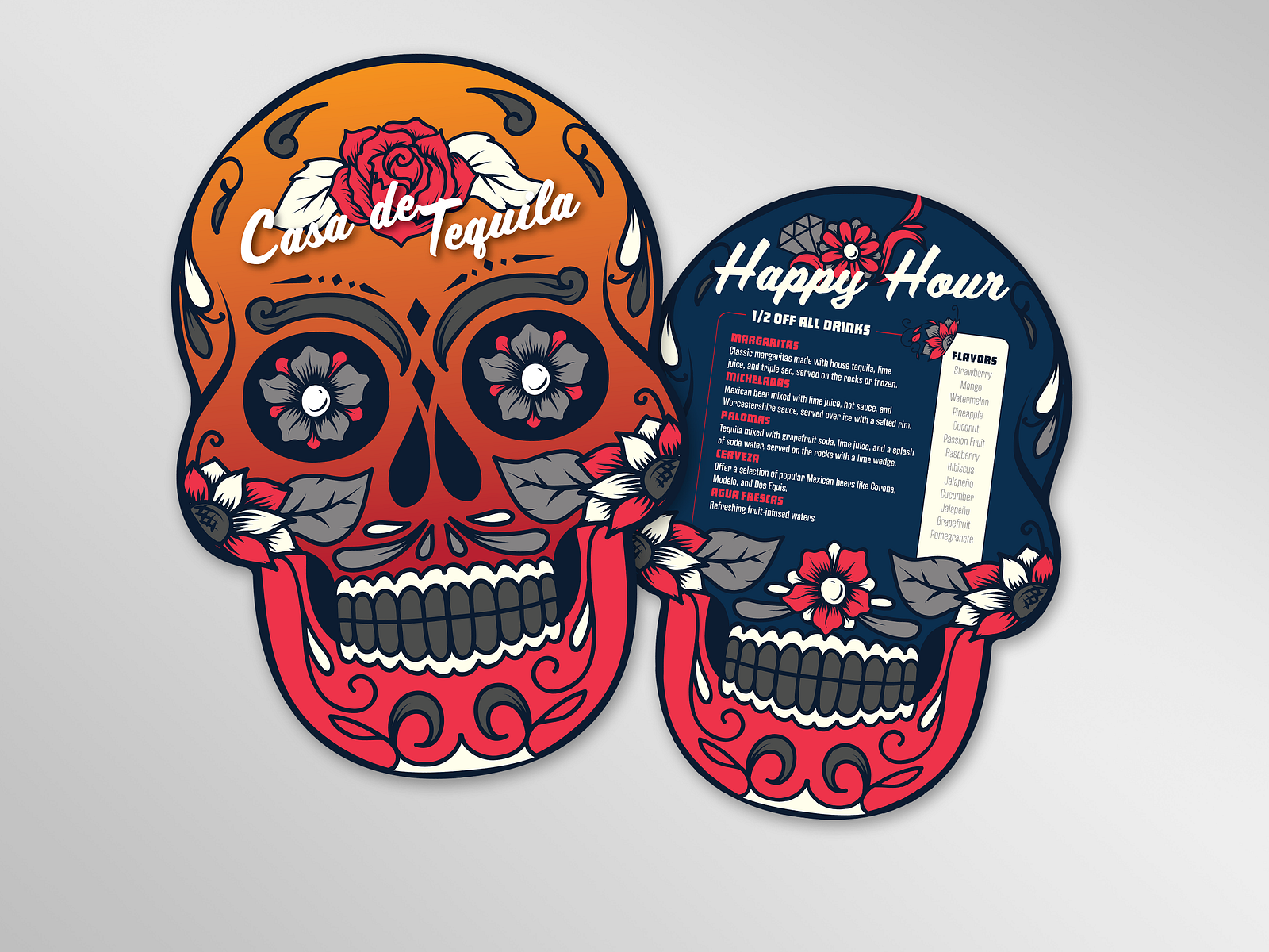 Die Cut Menu Design By Stephen Naegele On Dribbble