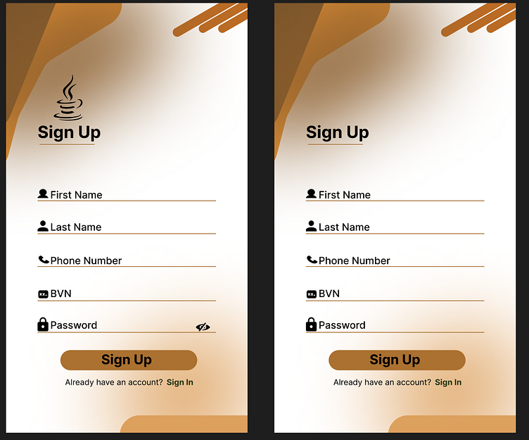 Sign Up Page Design by Christian idemudia on Dribbble