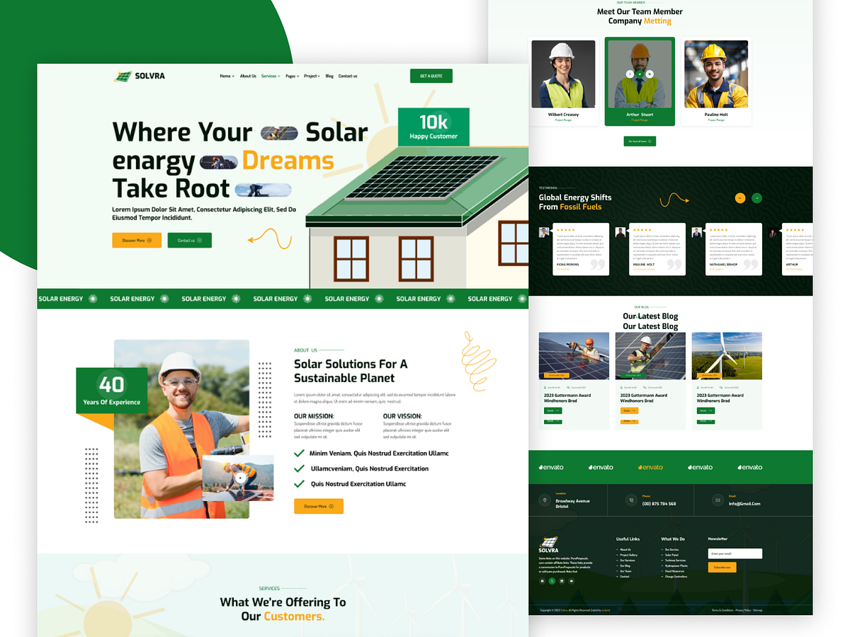 Solar Website designs, themes, templates and downloadable graphic ...
